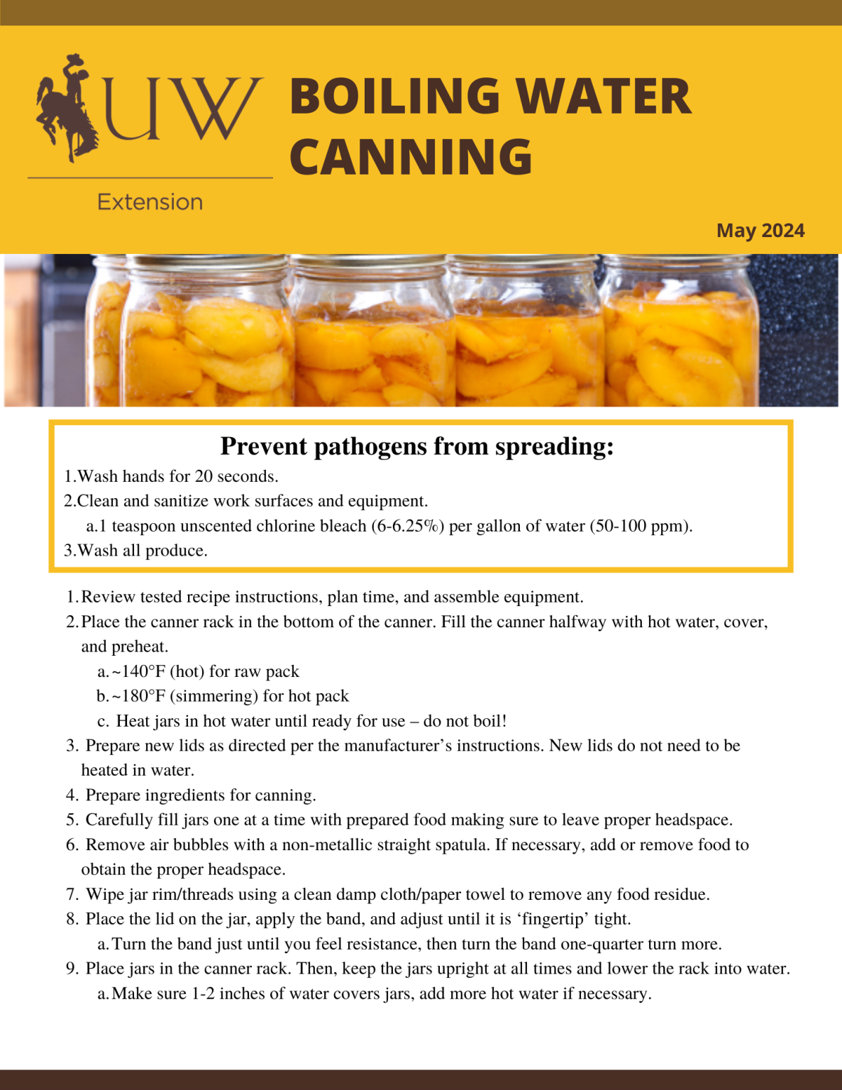 Food Preservation – Community Vitality & Health